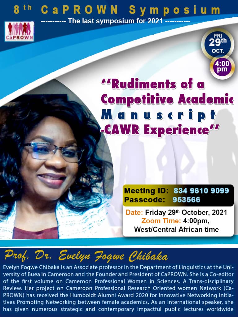 Cameroon Professional Research Oriented women Network – @CaPROWN